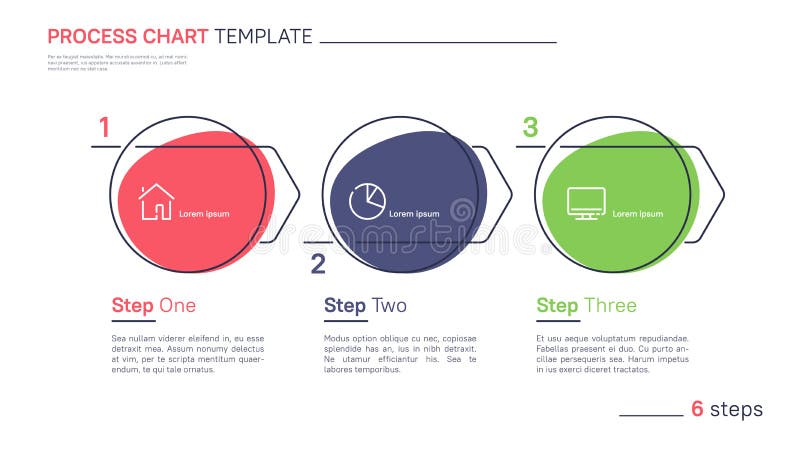 Three Steps Infographic Process Chart with Circular Arrows. Stock ... Three Steps Infographic Process Chart with Circular Arrows. Stock ...