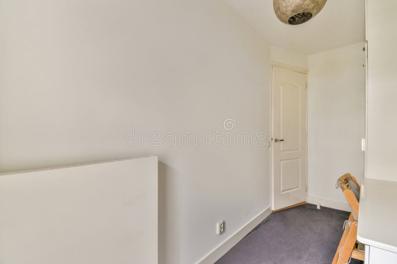 Minimalist Interior Hallway Stock Image - Image of lines, furniture ...