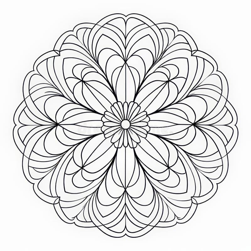 Simple Line Art Bulldozer Coloring Page for Kids Stock Illustration ...