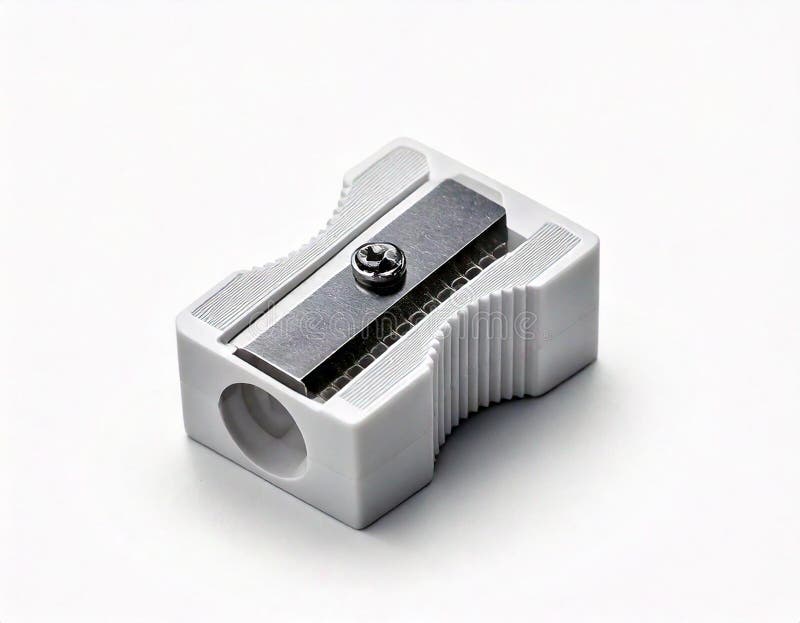 A Clean, Simple Pencil Sharpener on a White Background, Ideal for ...