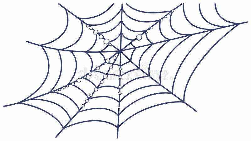 Simple and Clean Spider Web Vector Illustration, Vector Design ...
