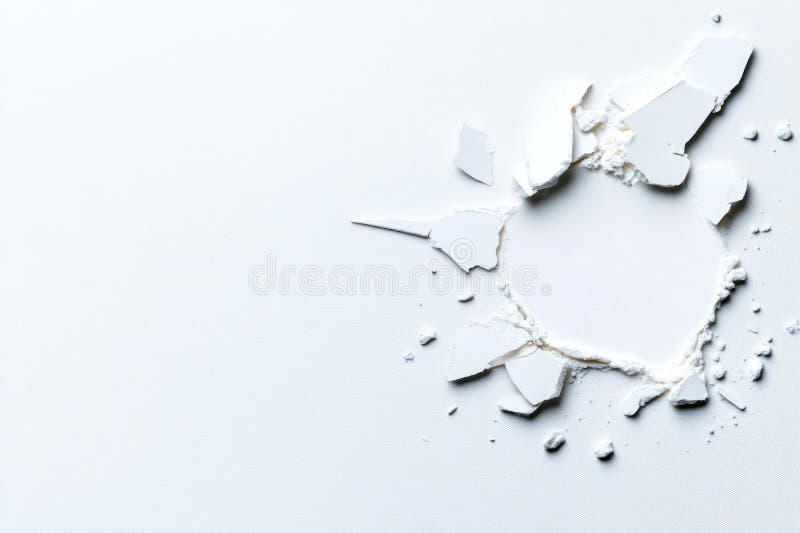 Clean and Simple: White Powder Sticker Background for Design Projects ...