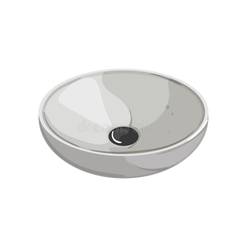 Clean Sink Ceramic Cartoon Vector Illustration Stock Illustration ...