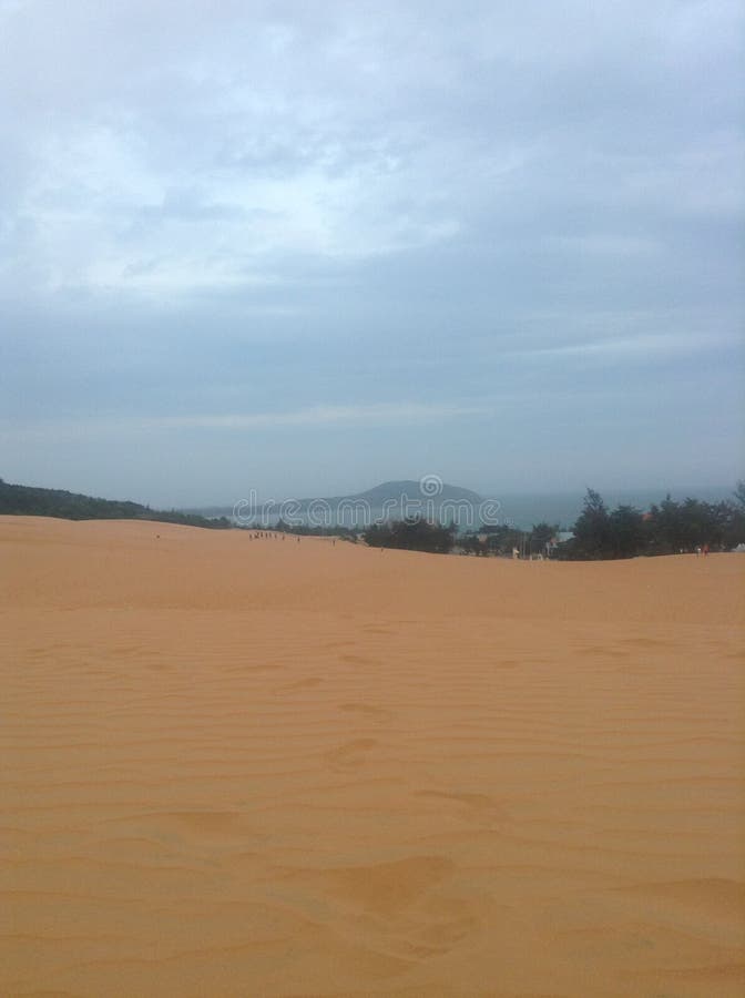 Clean sky and desert stock photo. Image of muine, journey - 87839044