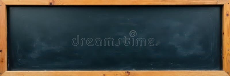 Clean Slate Blackboard in Simple Wooden Frame , School, Clean Stock ...