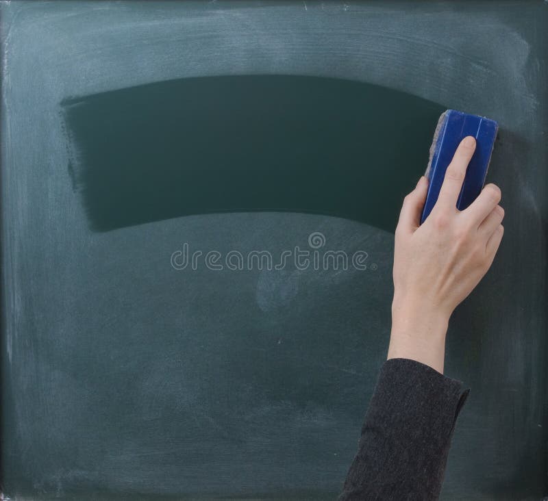 Clean the Slate, Horizontal Composition Stock Image - Image of board ...