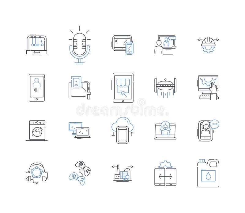 Clean Solution Line Icons Collection. Eco-friendly, Hygiene, Sanitize ...