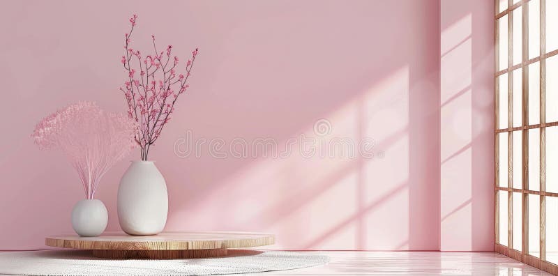 Clean and Sophisticated Pink Background Aesthetic, Modern Simplicity ...