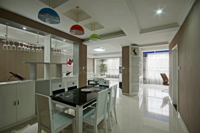 Dining table stock image. Image of cleaning, snug, interior - 30119157