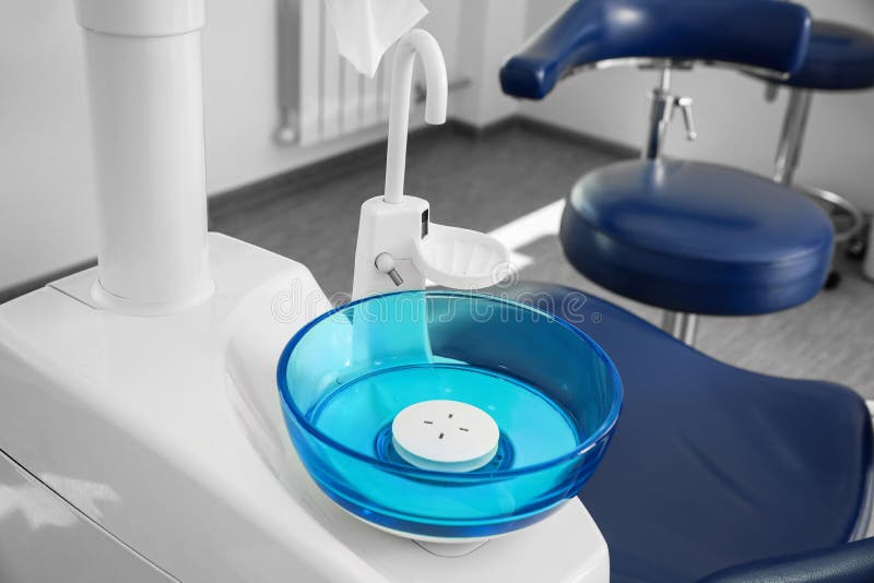 Clean Spit Sink in Dentist`s Office Stock Image - Image of business ...