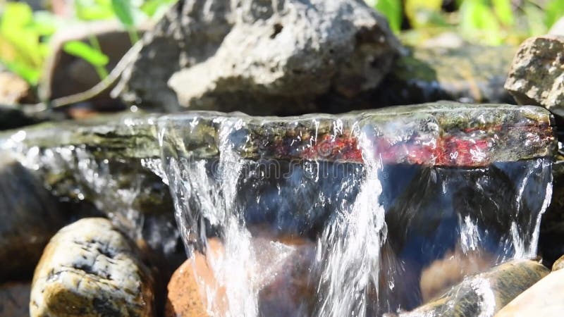 Clean Spring Water Falling from the Stones As Waterfall in Daylight ...