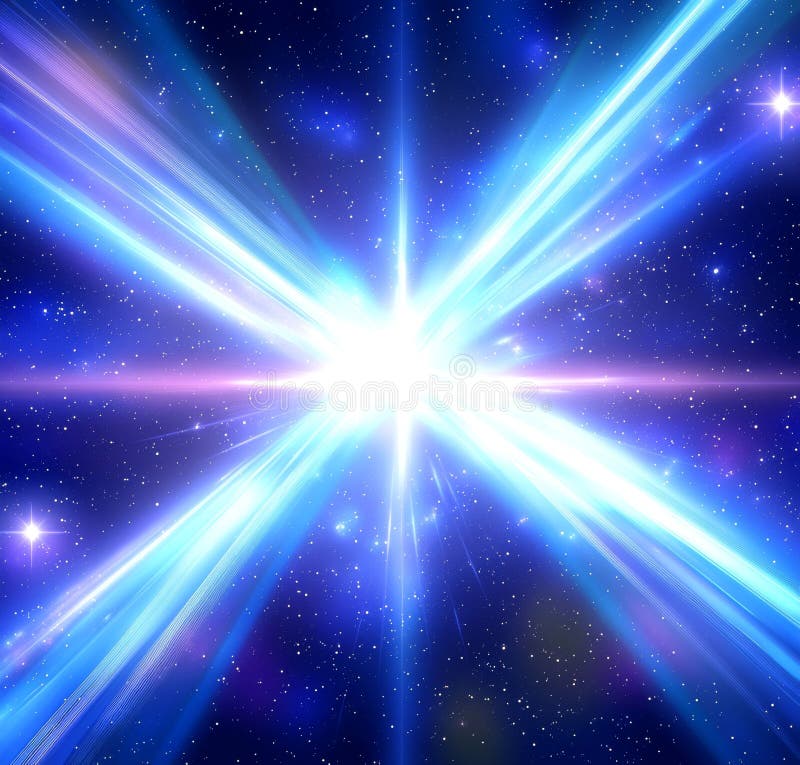 A Clean and Straightforward Image with Subtle Star Rays on a Light ...