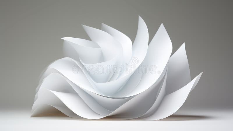 Clean Structure White Background Stock Illustration - Illustration of ...