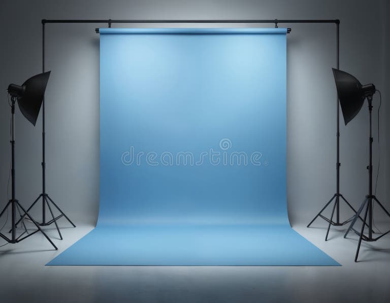 Clean Studio Setting with Soft Diffused Lighting, Featuring Seamless ...