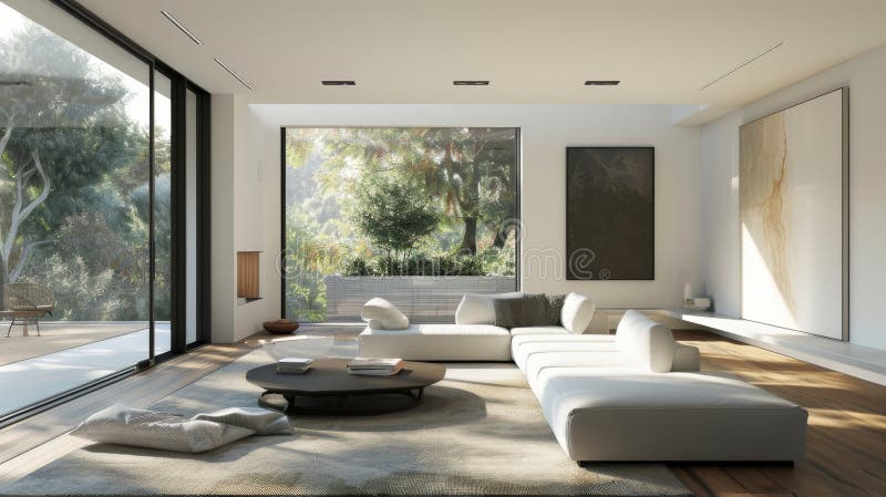 Clean and Stylish Interior Design with Open Space for Your Custom ...