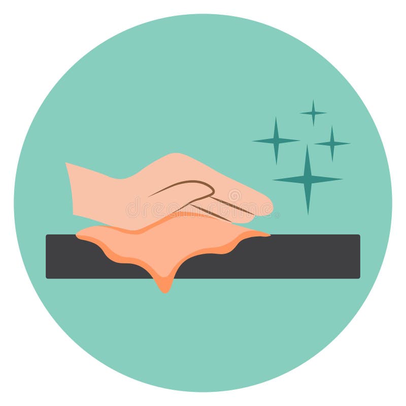 Clean surface icon stock vector. Illustration of print - 189584675