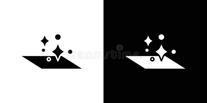 Clean Surface Icon Outline Sign Symbol Set Stock Vector - Illustration ...