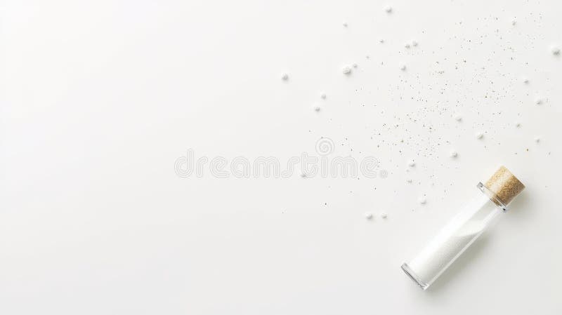 A Clean Surface with a Clean Laboratory Setting and a White Powder Test ...