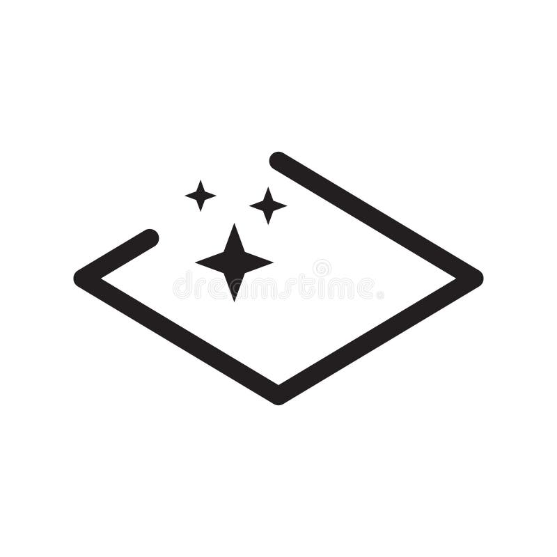 Clean Surface Vector Icon Logo Design Stock Vector - Illustration of ...