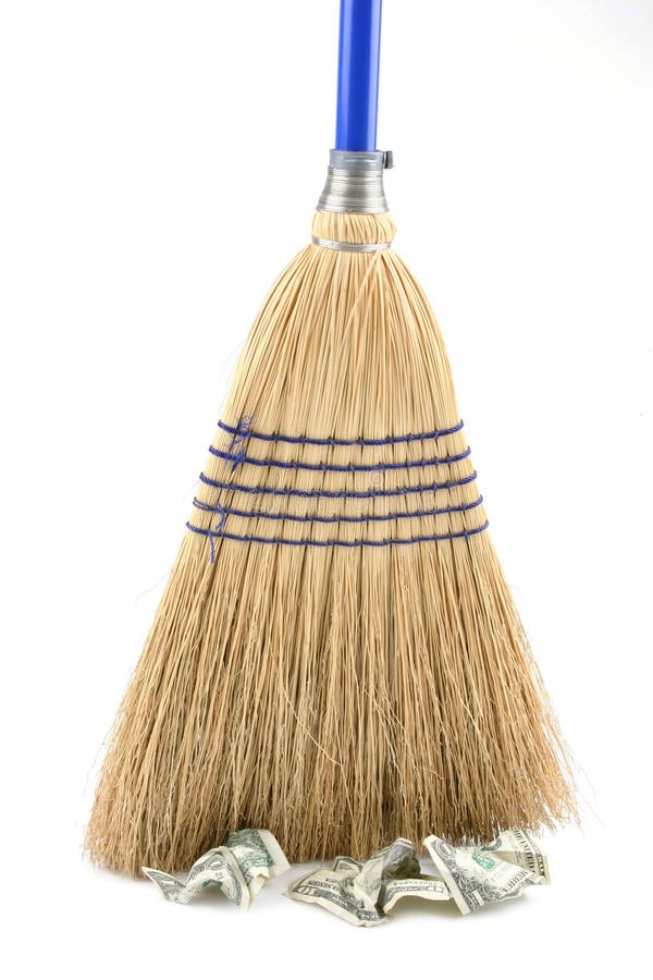 Clean Sweep stock image. Image of conceptual, broom, white - 83637