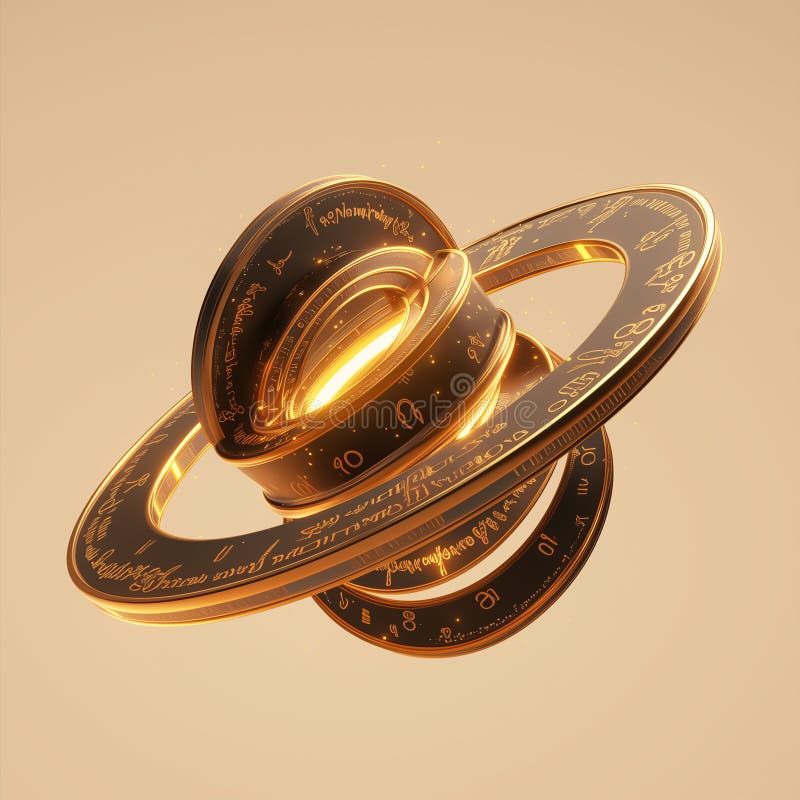 Clean System Visualization for Legendary Fantasy Artifact Mechanical Gyroscope O C9a2 Stock ...