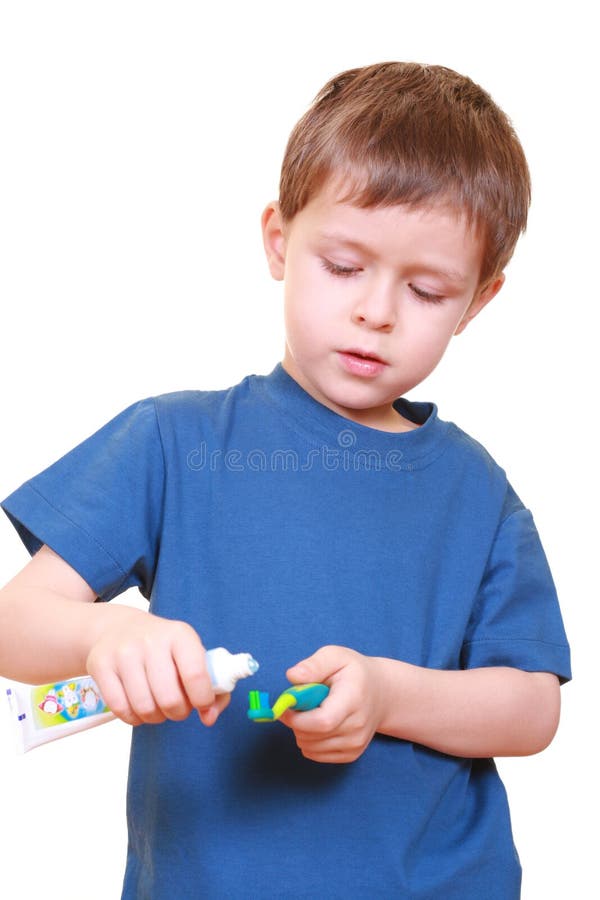 Clean teeth stock image. Image of teeth, brush, face, routine - 1950993