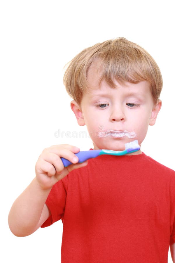Clean teeth stock image. Image of teeth, brush, face, routine - 1950993