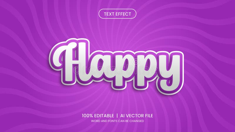 Clean Text Effect Template with Abstract Background Use for Business ...