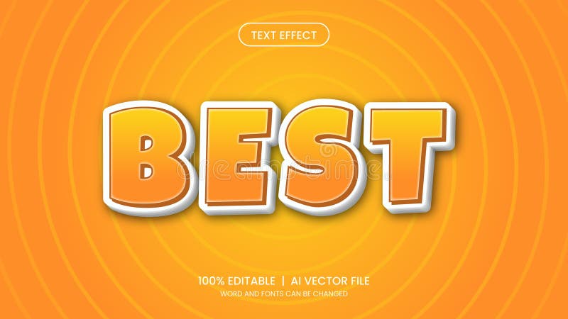 Clean Text Effect Template with Abstract Background Use for Business ...