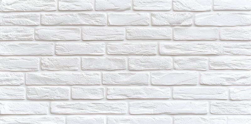 A Clean, Textured White Brick Wall, Perfect for Background Use in ...