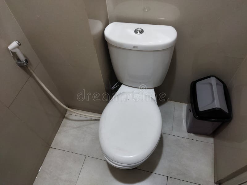 Clean and tidy restroom stock image. Image of employees - 295198273