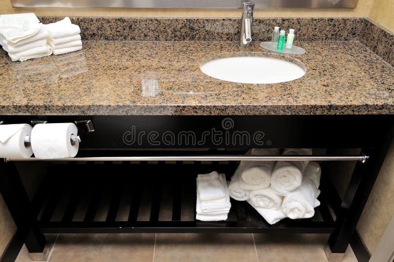 Clean and tidy wash basin stock photo. Image of hotel - 20707464
