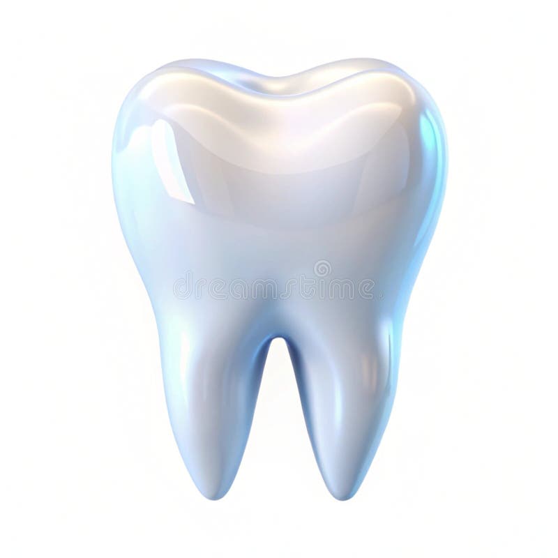 Clean tooth 3D icon stock illustration. Illustration of bright - 357503646
