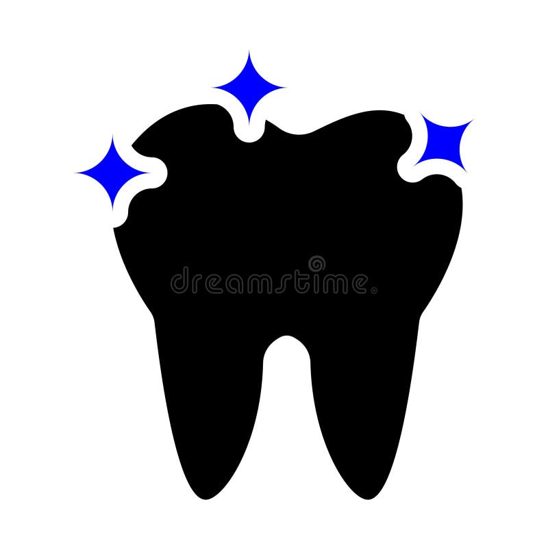 Clean Tooth Icon stock vector. Illustration of symbol - 270571618