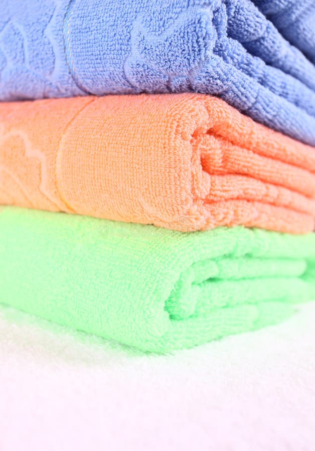 Clean towels stock image. Image of group, clean, laundry - 17388617