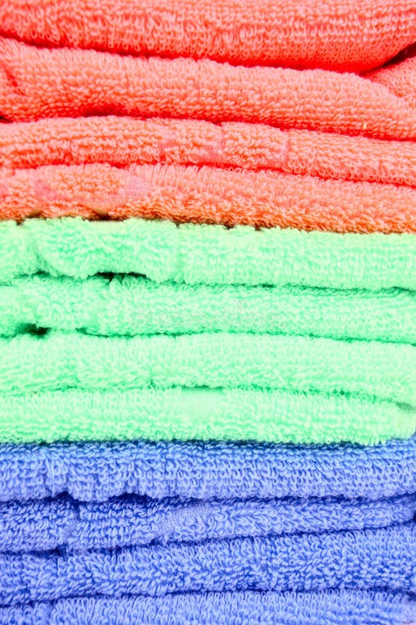 Clean towels stock photo. Image of clean, stack, objects - 17680102