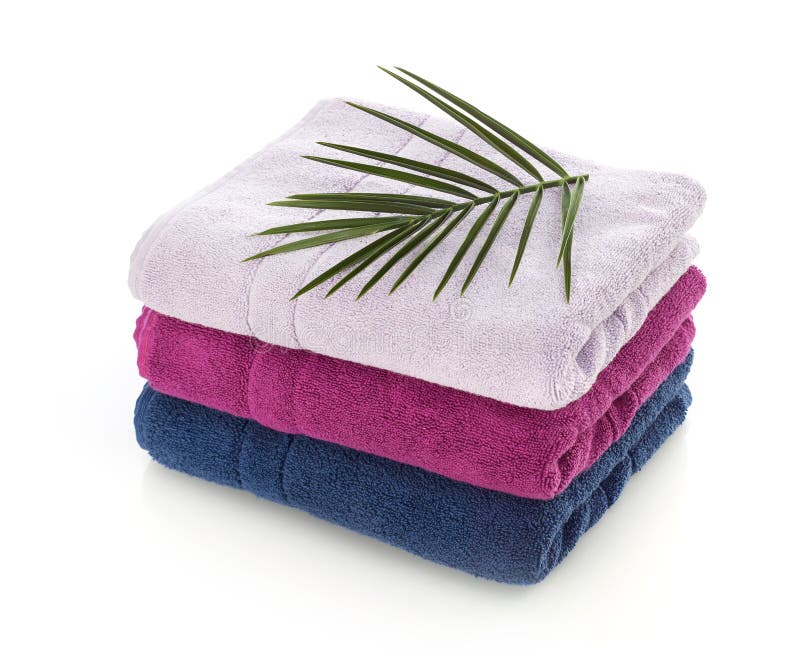 Clean towels stock image. Image of toiletries, stack - 73259191