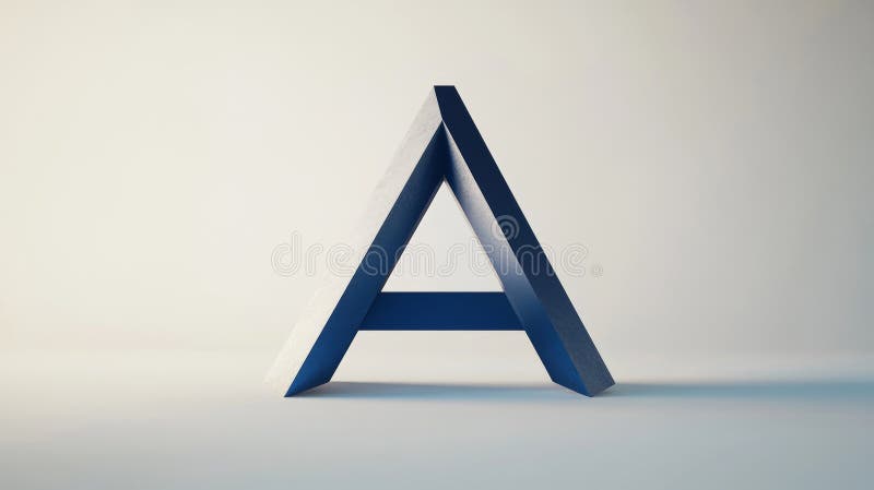 A Clean Triangle Logo Signifying a Current Business Identity Stock ...