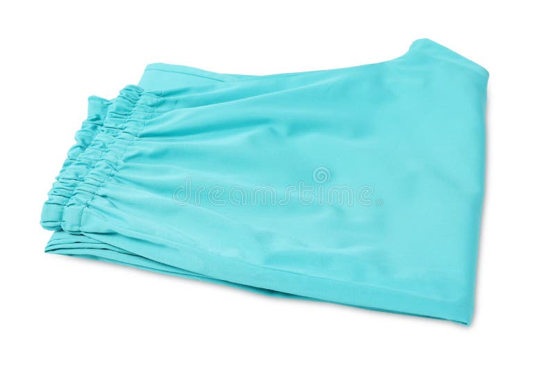Clean Turquoise Medical Uniform Isolated on White Stock Image - Image ...