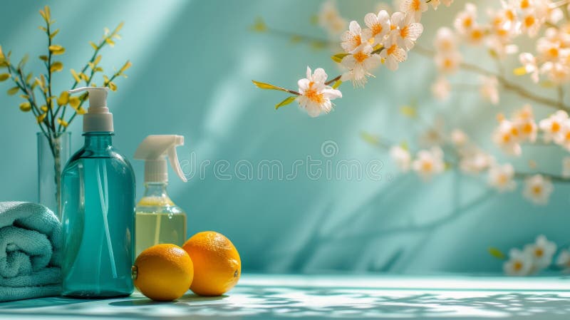 Clean and Uncluttered Backgrounds Featuring Spring Cleaning Items ...