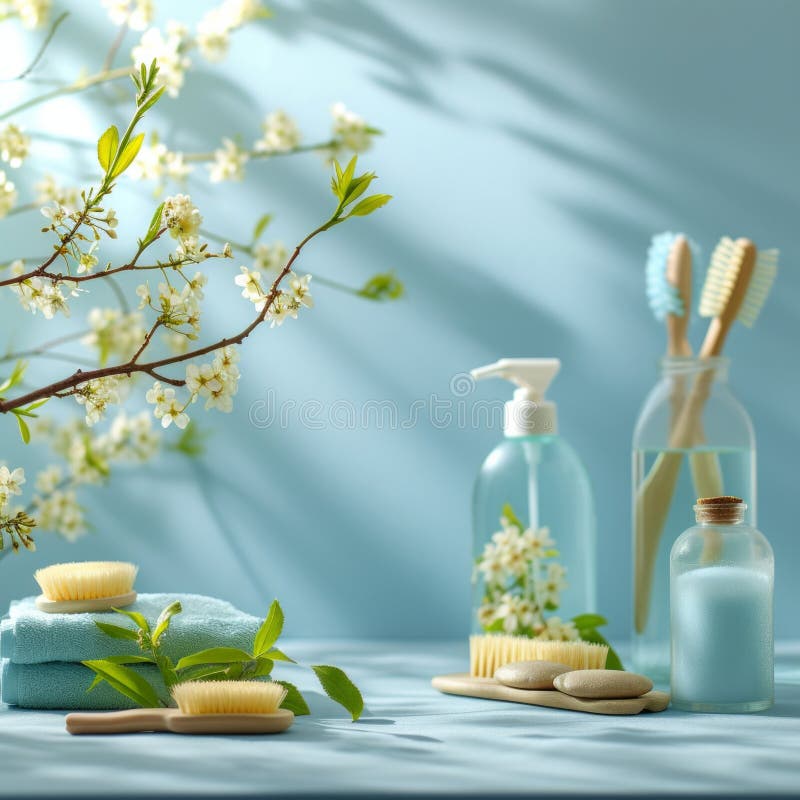 Clean and Uncluttered Backgrounds Featuring Spring Cleaning Items ...