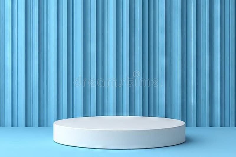 A Clean, Uncluttered Display of a Product on a Cylindrical Base, Set ...