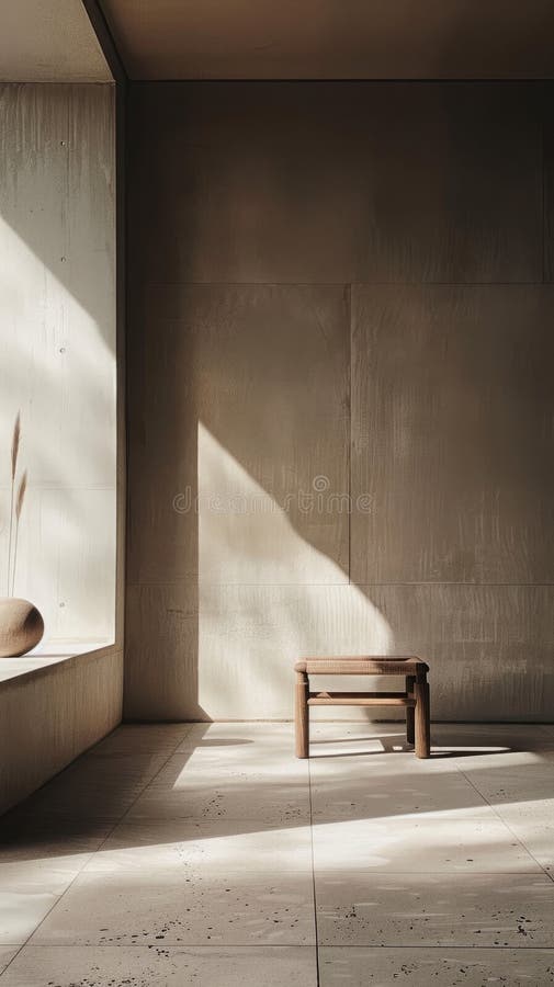 Clean and Uncluttered Wall Providing a Serene Backdrop for Visual ...