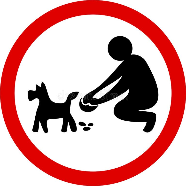 Clean Up Your Dog Sign Stock Illustrations – 160 Clean Up Your Dog Sign ...