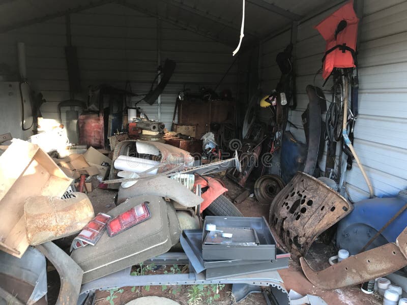 Junk filled garage stock image. Image of needed, filled - 103205437