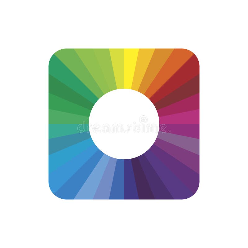 Clean Vector Color Spectrum Modern Symbol Icon. Vector Illustration on ...