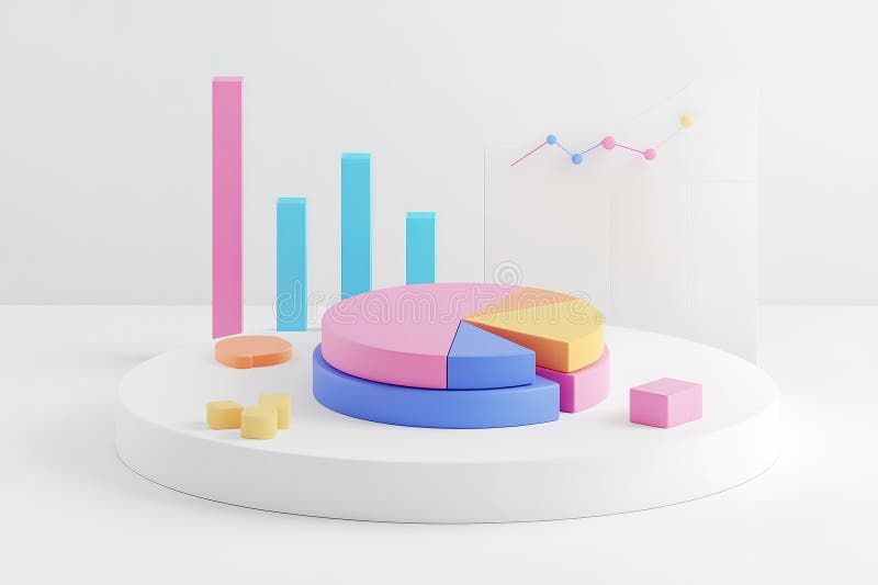 Data Visualization: Dynamic Pie Chart and Bar Graph Icon Set - Perfect ...