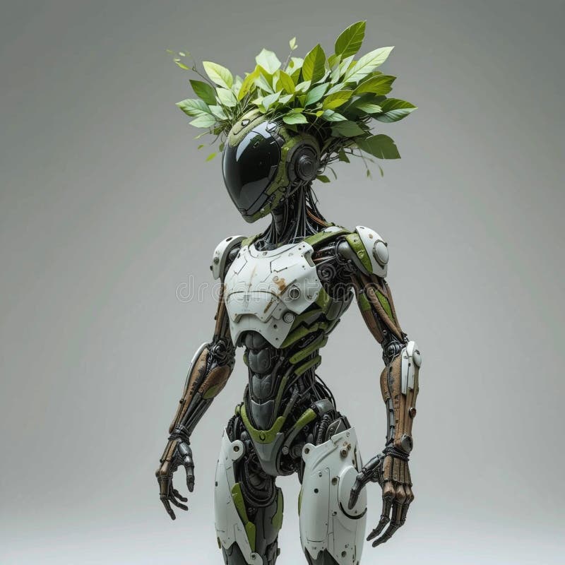 Hybrid Eco-Robot Shaped Like a Tree – Futuristic Nature-Inspired AI ...