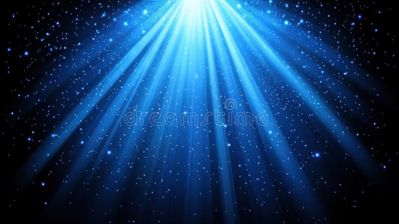 A Clean Vector Illustration Showcasing Blue Light Effects on a Sleek ...