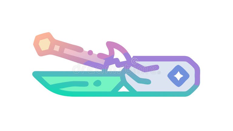 Precision Blade Icon: Surgical Tool Sharp Instrument, Vector Design ...